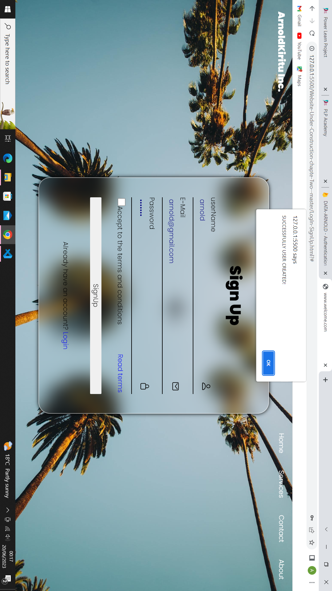 Personal portfolio website